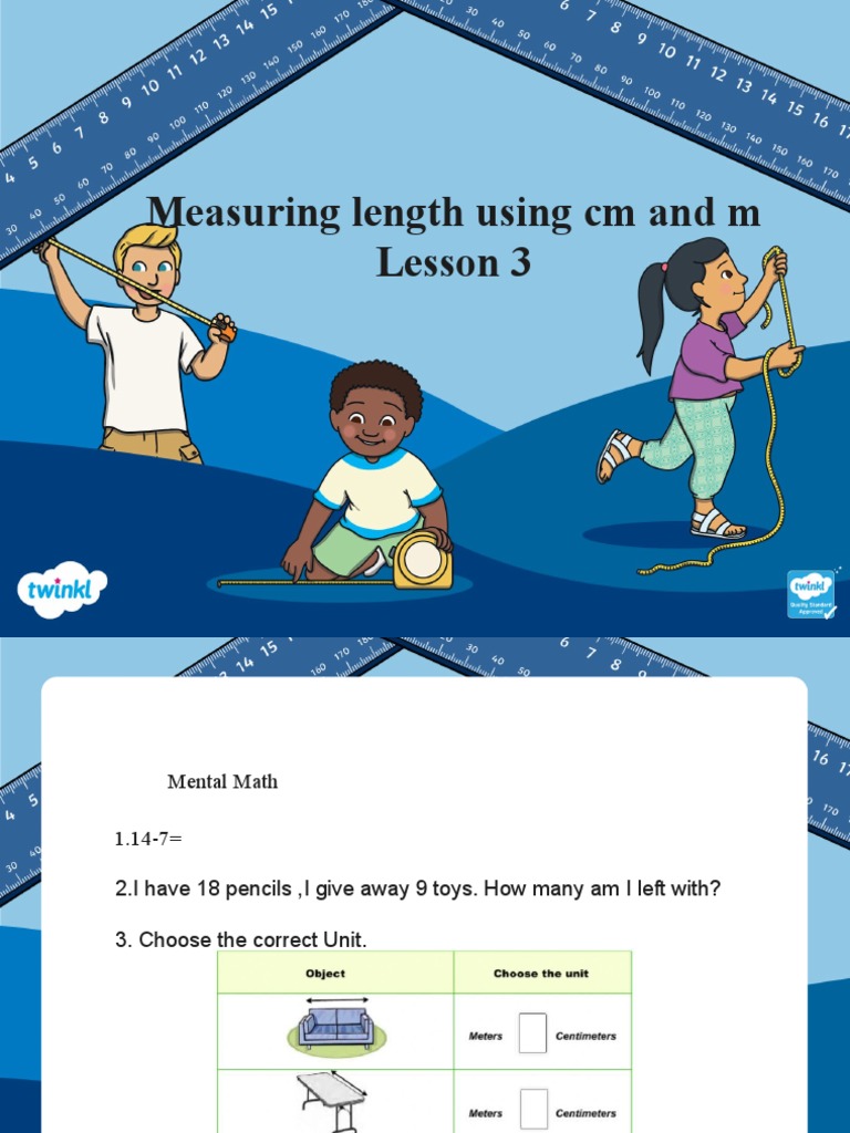 Year 2 - Maths - Lesson 3 - Measuring Length Using m and Cm | PDF ...
