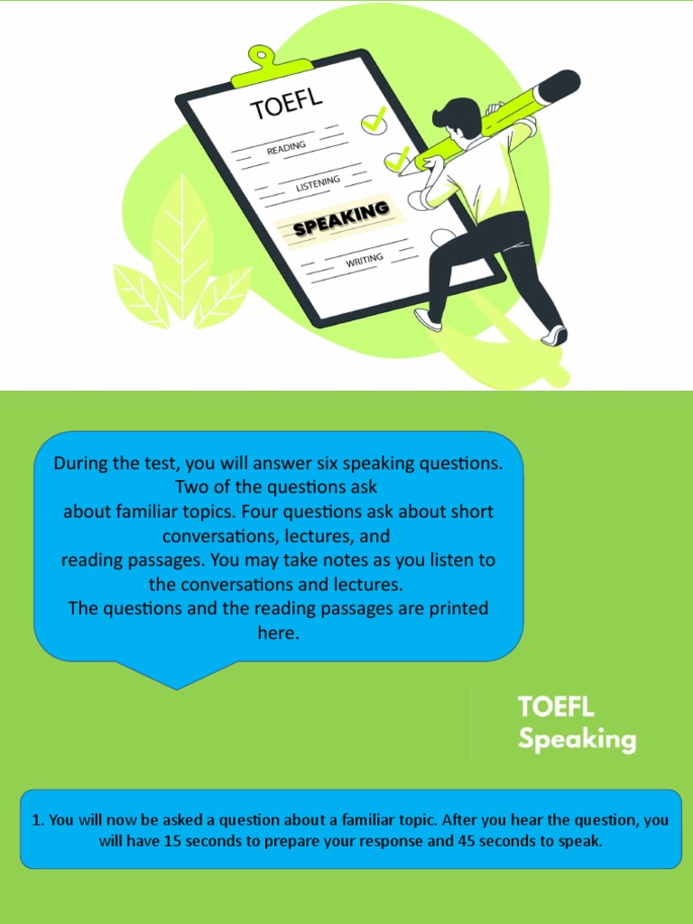 Toefl Speaking Practice 2 | PDF