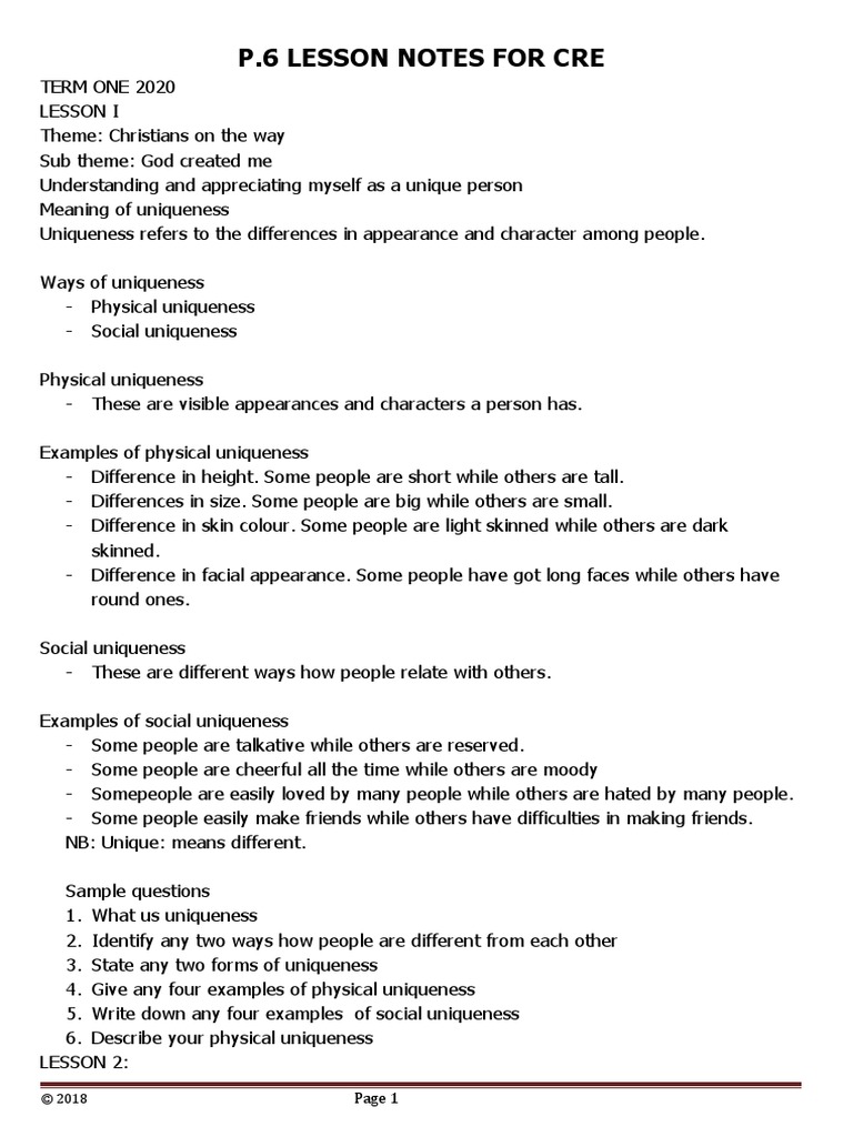 Cre Notes P.6 | PDF | Career & Growth