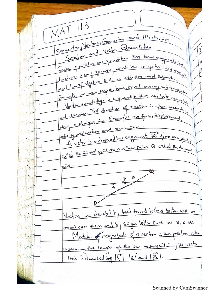 Mat 113 Complete Note-1 | PDF