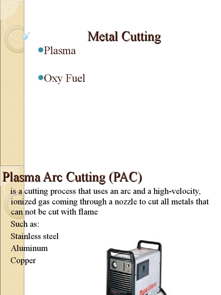 Plasma and Oxifuel | PDF | Procedural Knowledge | Chemical Process Engineering