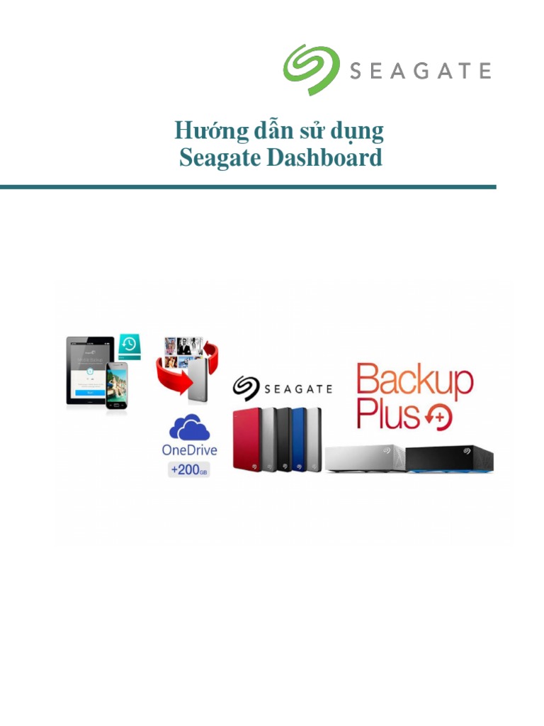 Hướng dẫn sử dụng ổ cứng Seagate | PDF