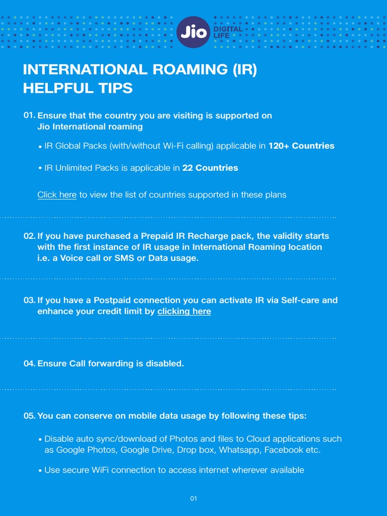 IR User Guide | PDF | Roaming | Mobile Phones