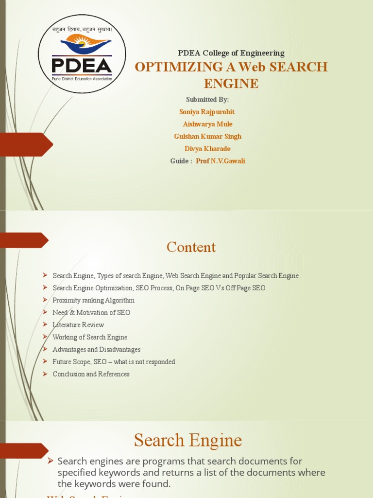 Presentation - SEO | PDF | Search Engine Optimization | Search Engine Indexing