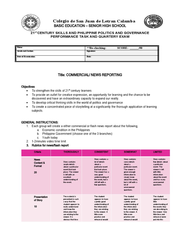 4th Quarter Philgov PT Exam 2022-2023 | PDF