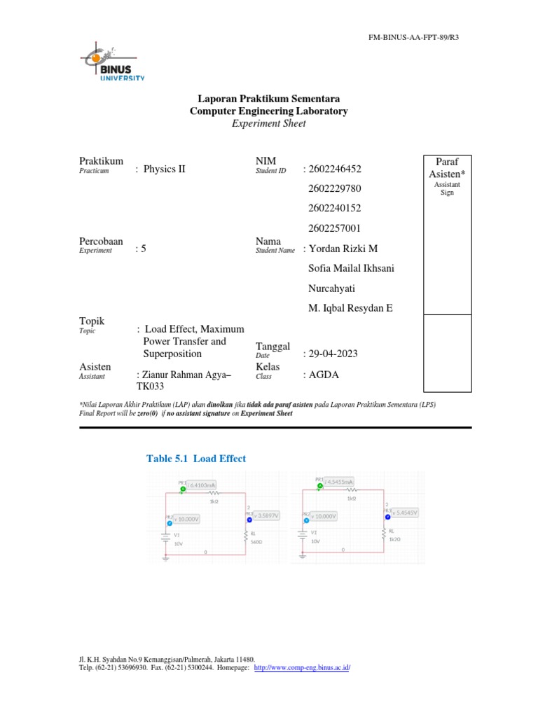 LPS Percobaan 5 BOL - 3 Kel 7 Rev1 | PDF