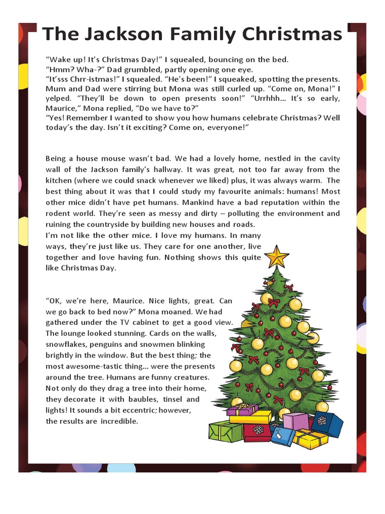 Christmas Joy: A Mouse's Perspective | PDF