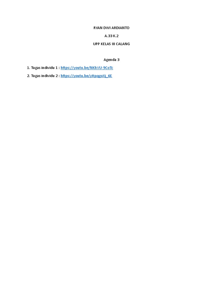 Ryan Dwi Ardianto Agenda 3 | PDF