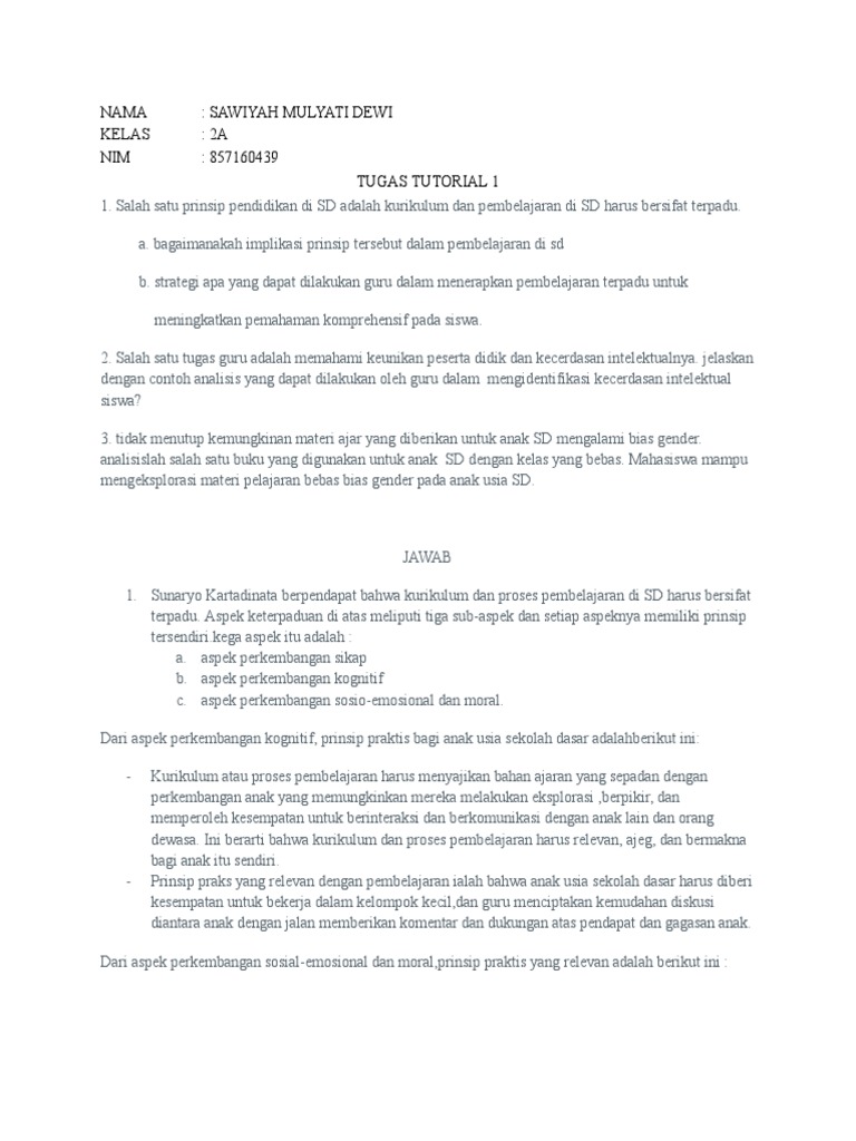 TtI Pndidikn Anak | PDF