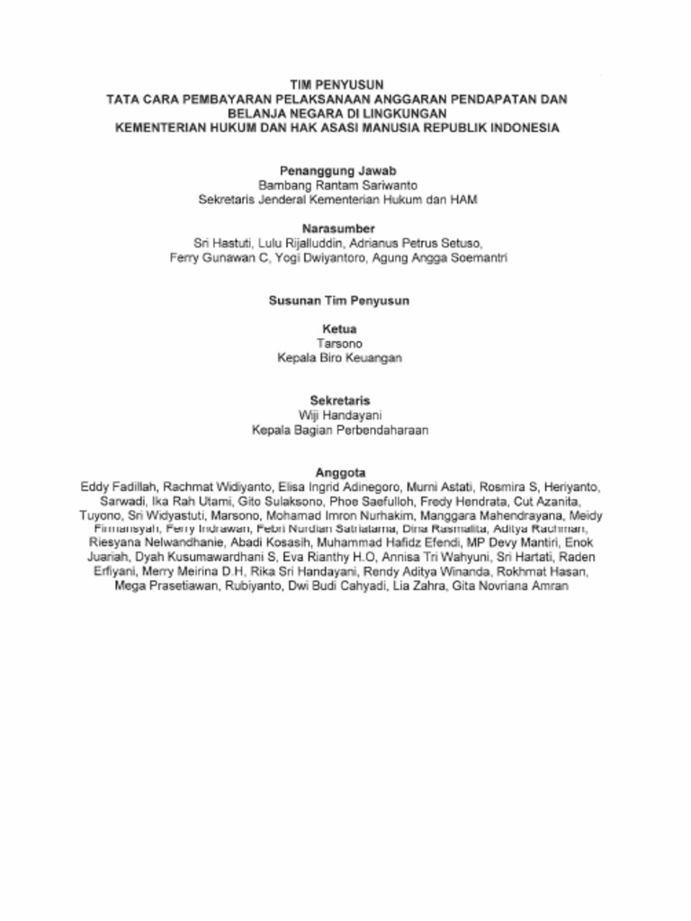 Kepmen Tacap Pembayaran Pelaksanaan Apbn | PDF
