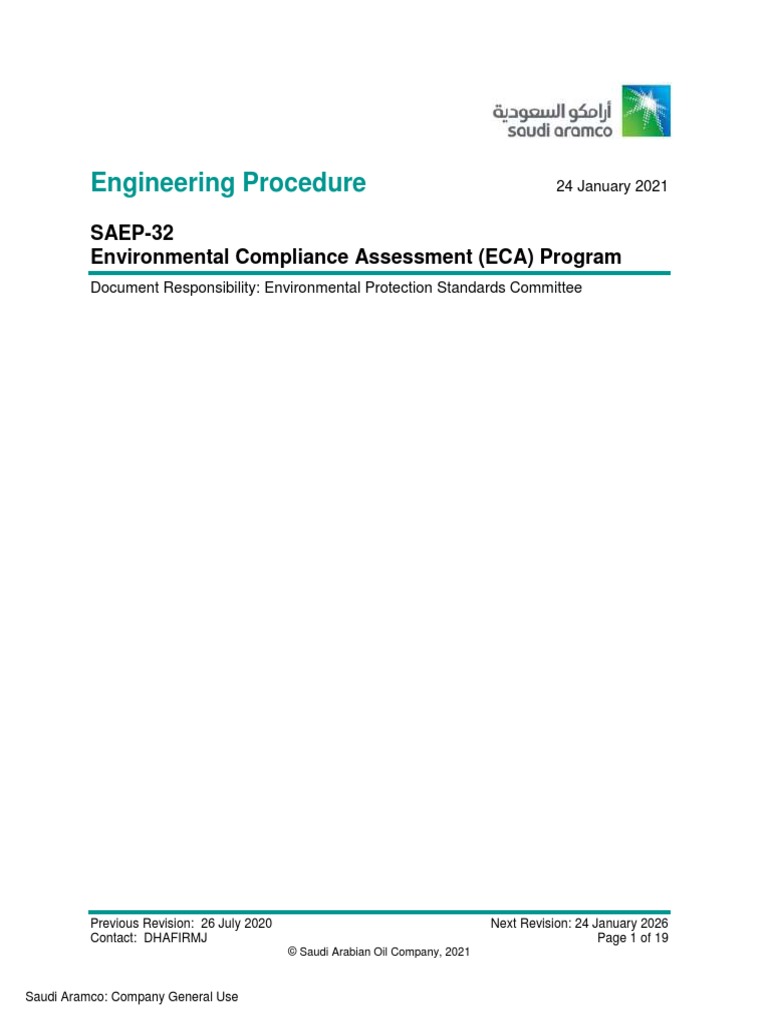 Saep 32 | PDF | Regulatory Compliance | Sanitation