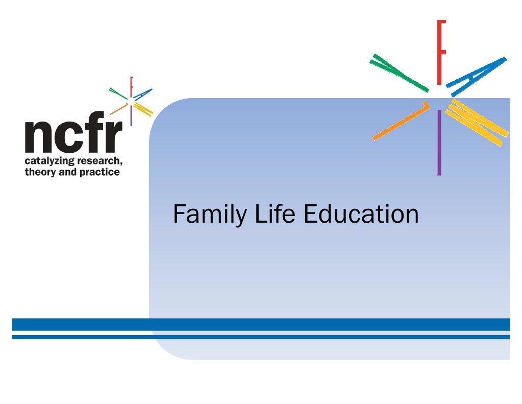 Family Life Education | PDF | Foreign Language Studies | Wellness