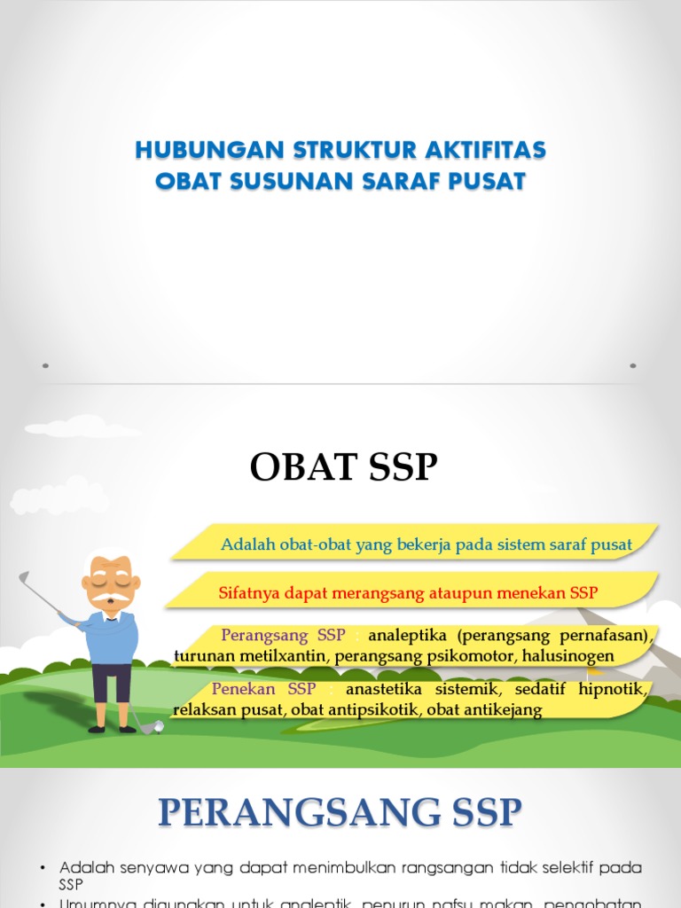 13.HSA OBAT SUSUNAN SARAF PUSAT (Autosaved) | PDF