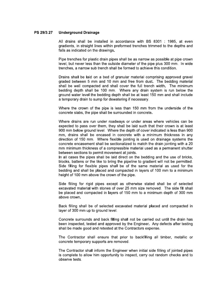 Specs - Benching Mortar | PDF