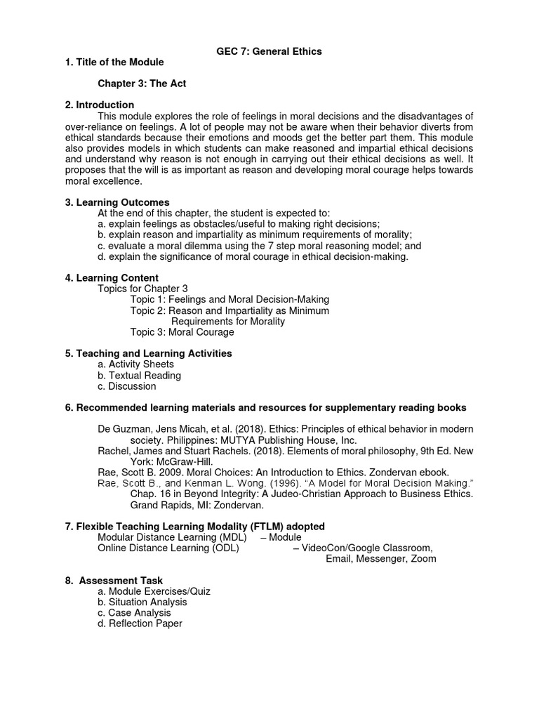 Ethics Chapter 3 Pdf Morality Confidentiality 0644