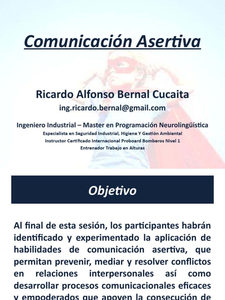 Comunicación Asertiva | PDF