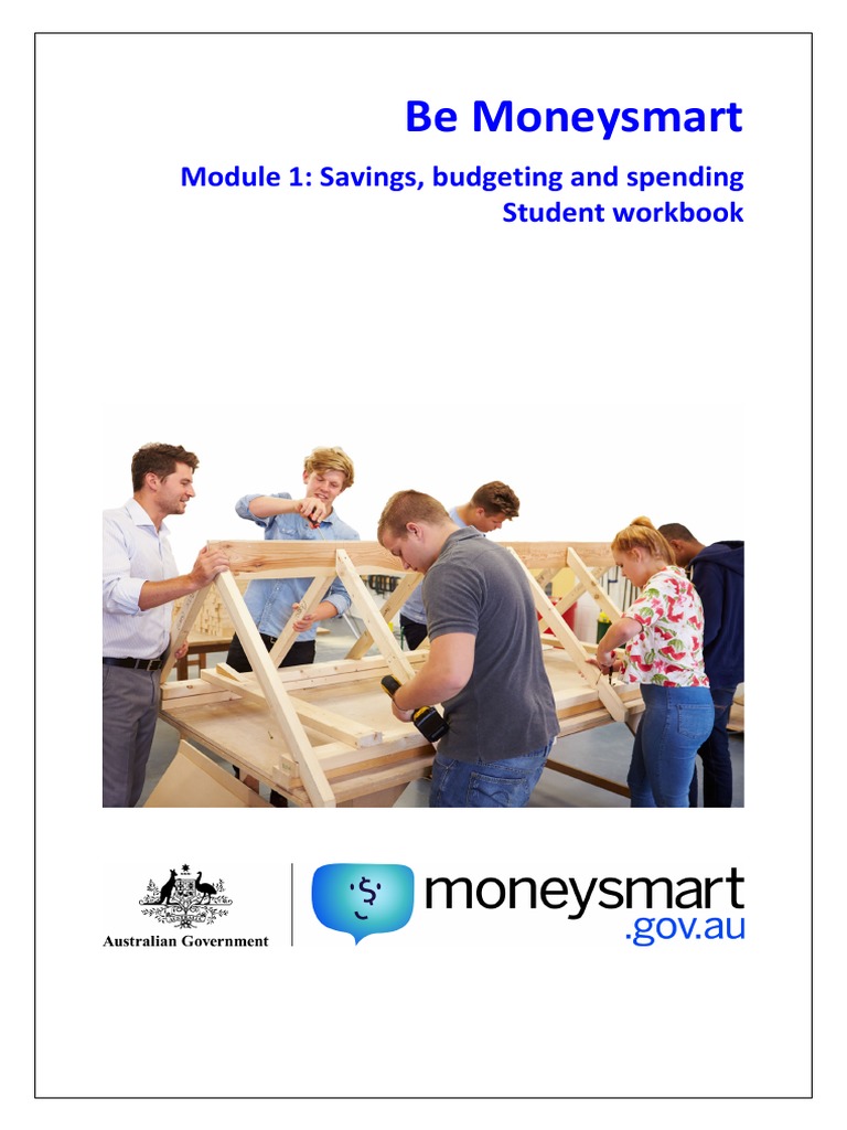 Lesson 17 Be MoneySmart Module 1 Student Workbook | PDF | Goal | Credit ...