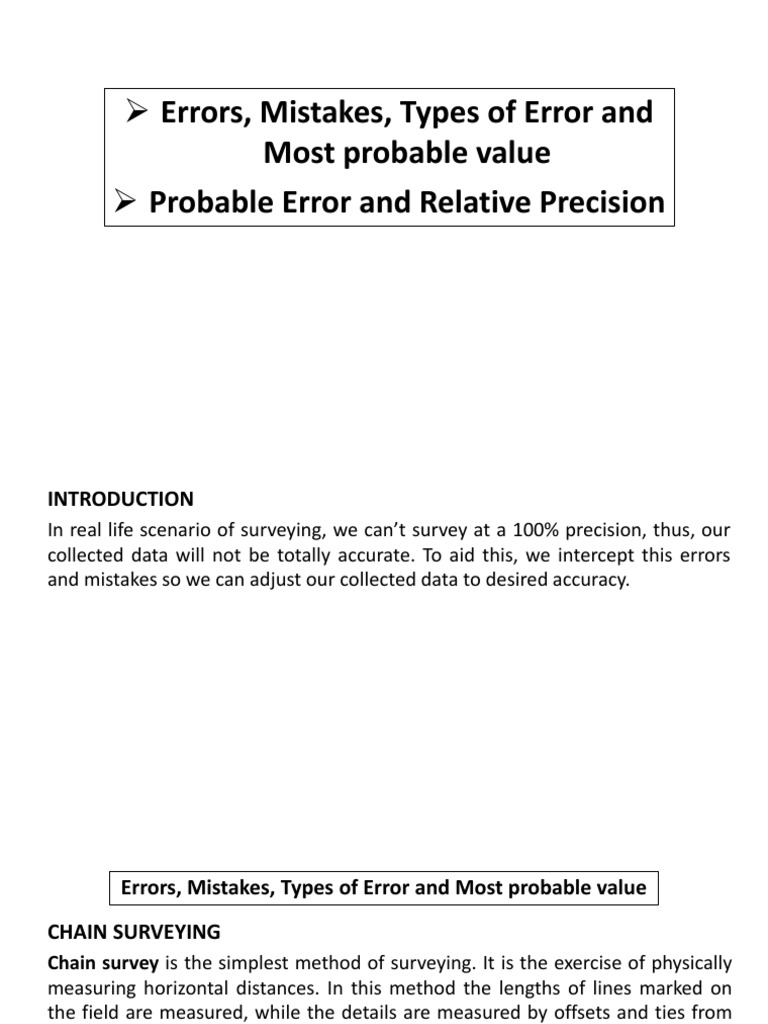 Lesson 2 Errors Mistakes Types of Errors | PDF | Teaching Methods ...
