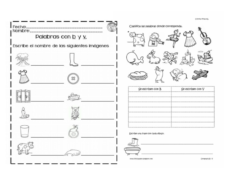 Ejercicios B y V | PDF