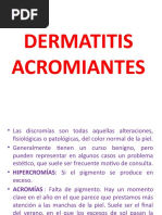 Tipos y causas de discromías cutáneas | PDF | Piel | Enfermedades y ...
