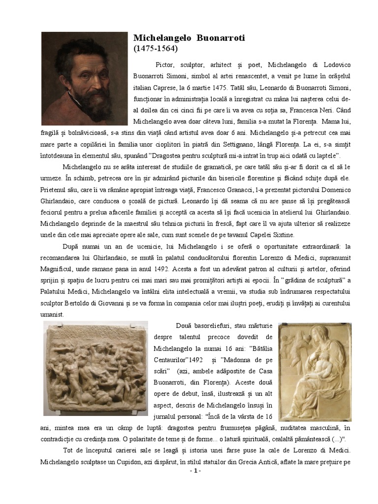 Michelangelo | PDF