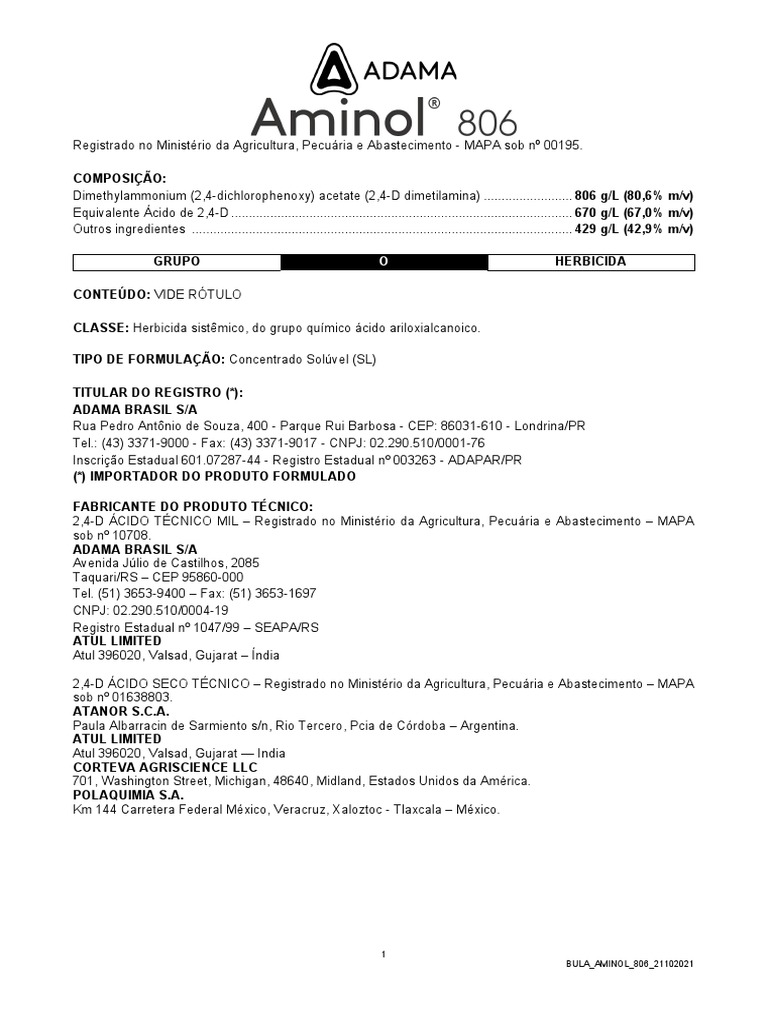 Aminol Bula | PDF | Agricultura