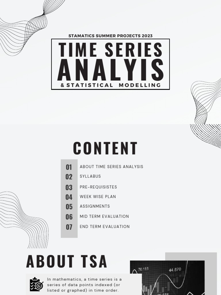 Time Series Analysis - COMPLETE | PDF | Time Series | Autoregressive ...