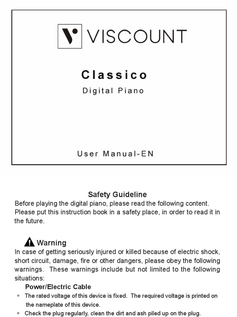 User Manual Classico | PDF