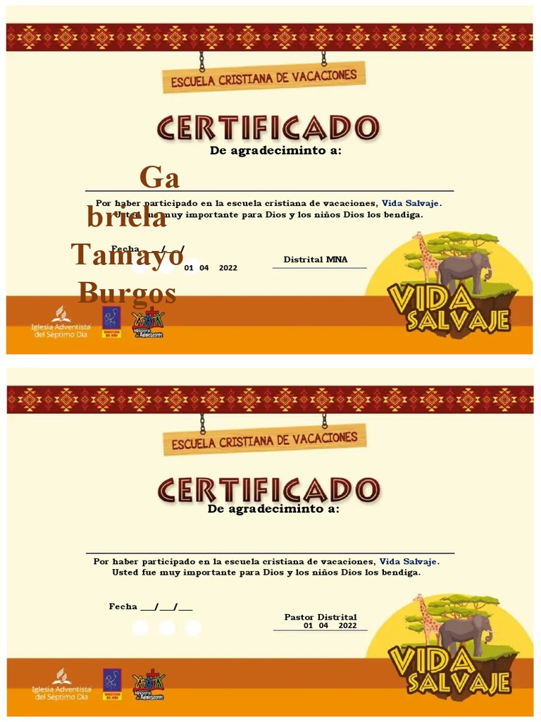 Certificados 2 | PDF
