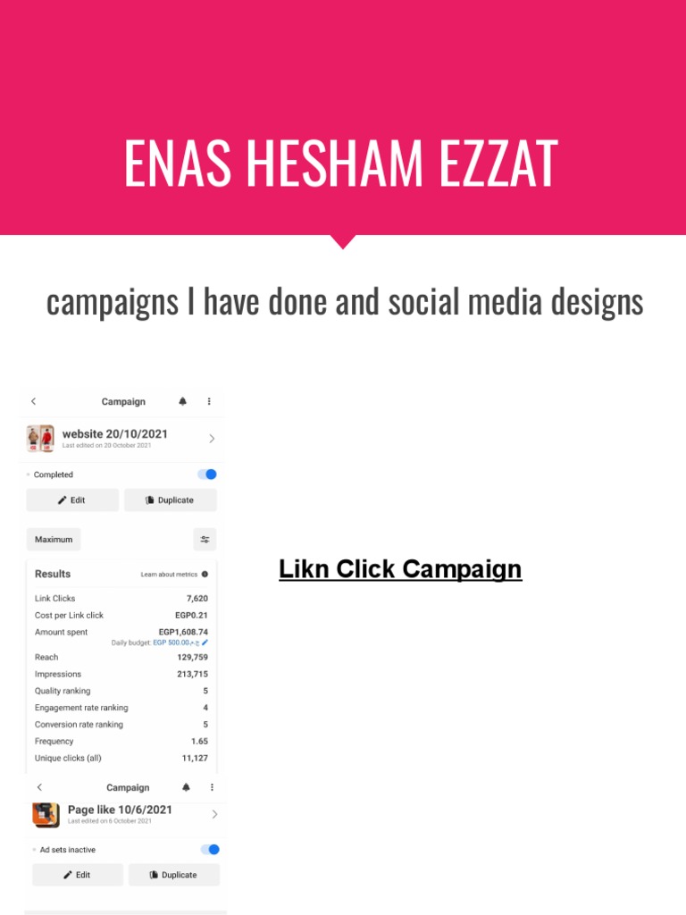 Enass Portfolio | PDF