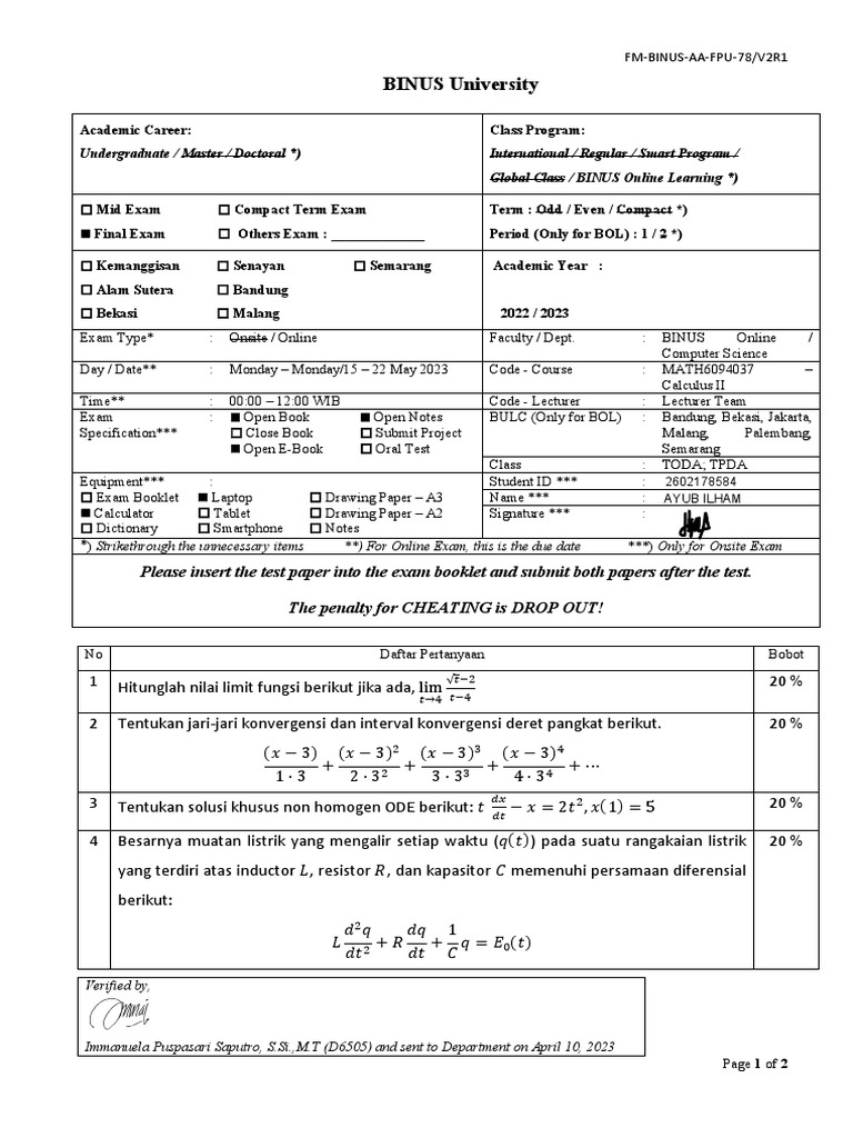 TODA Exam Schedule for 2023 | PDF | Computing | Office Equipment