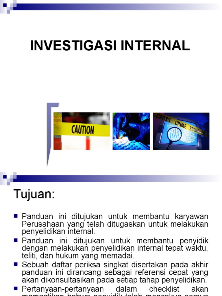 Internal Investigation | PDF