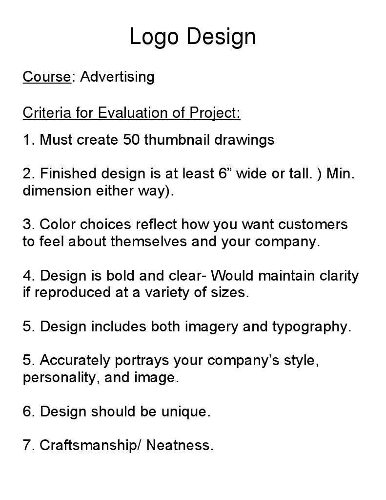 Logo Criteria | PDF | Logos | Communication Design