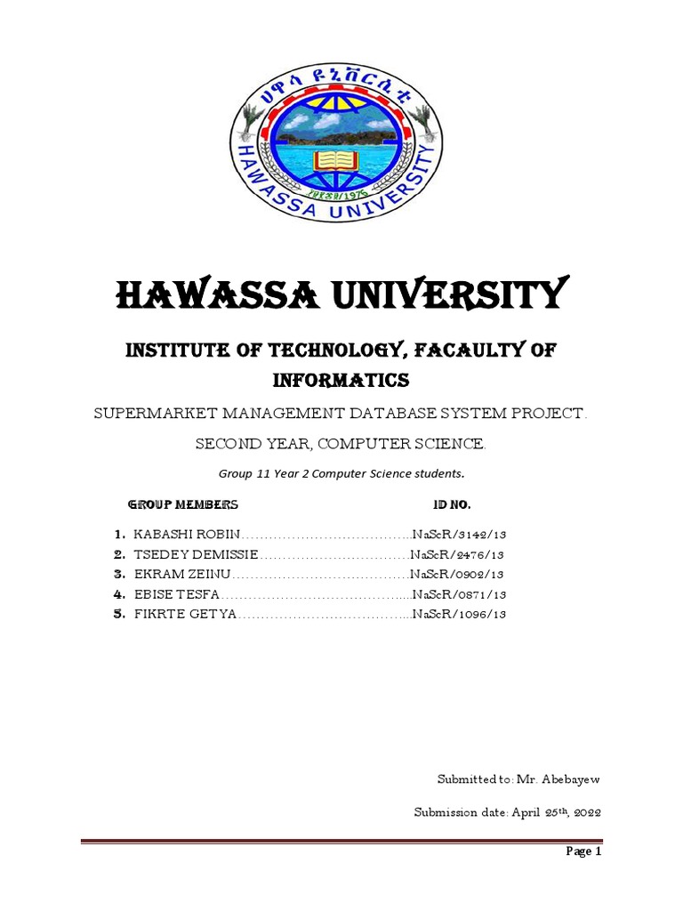 Supermarket_Management_DataBase_System_Group11_Project (1) | PDF ...