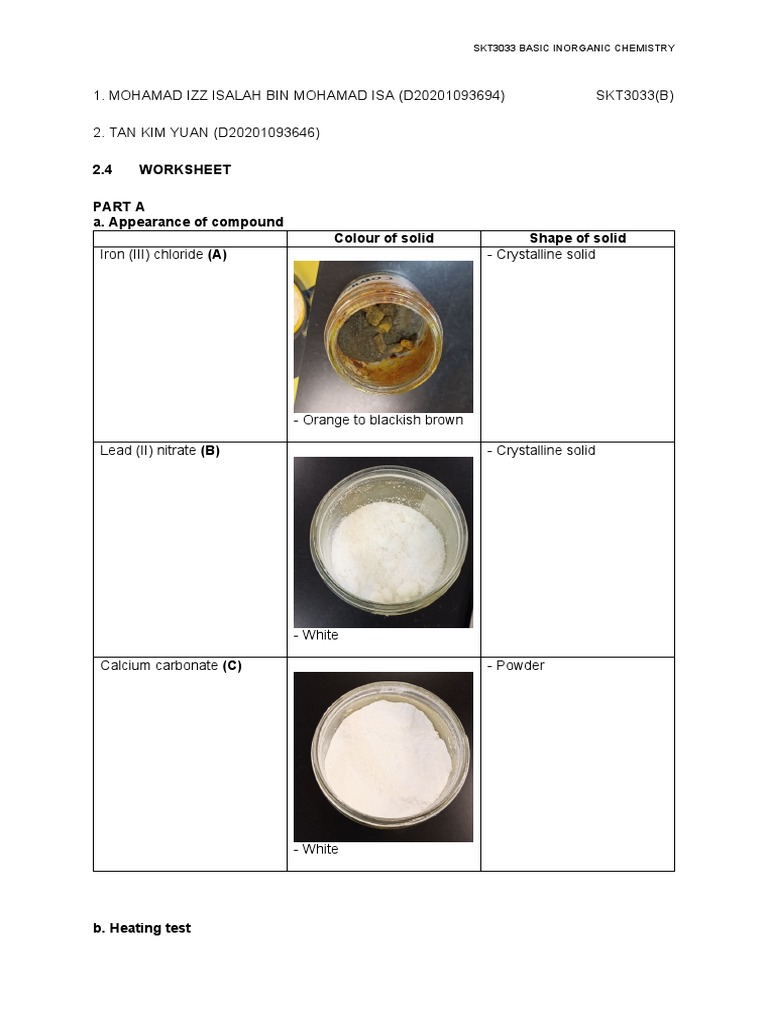 Mohamad Izz Isalah Bin Mohamad Isa - Worksheet - Experiment 2 - skt3033 ...