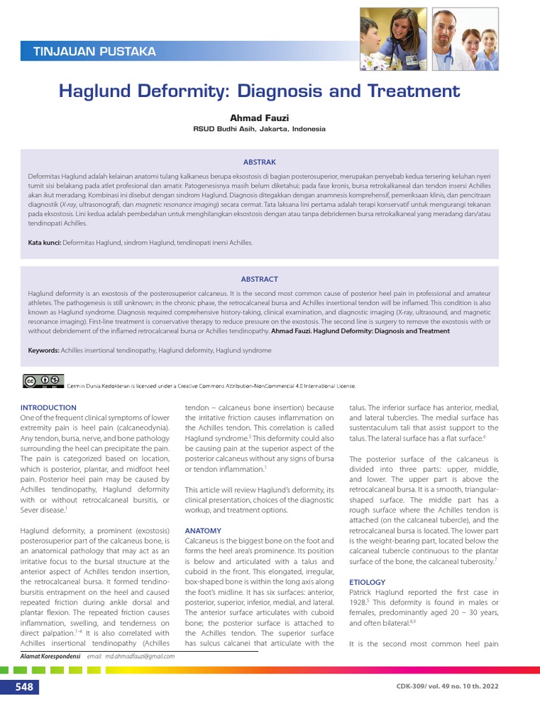 Haglund Deformity Diagnosis - and - Treatment | PDF