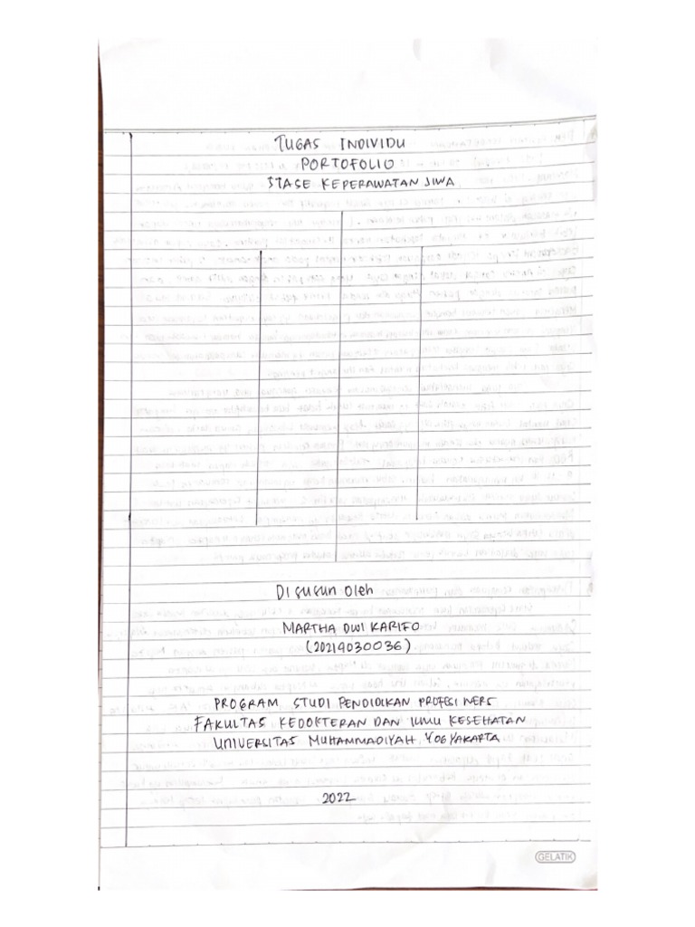 Portofolio Martha Dwi Karifo | PDF