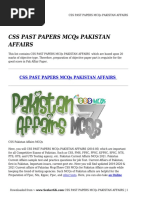 CSS MPT 2025 Orignal Paper With Solution Key | PDF