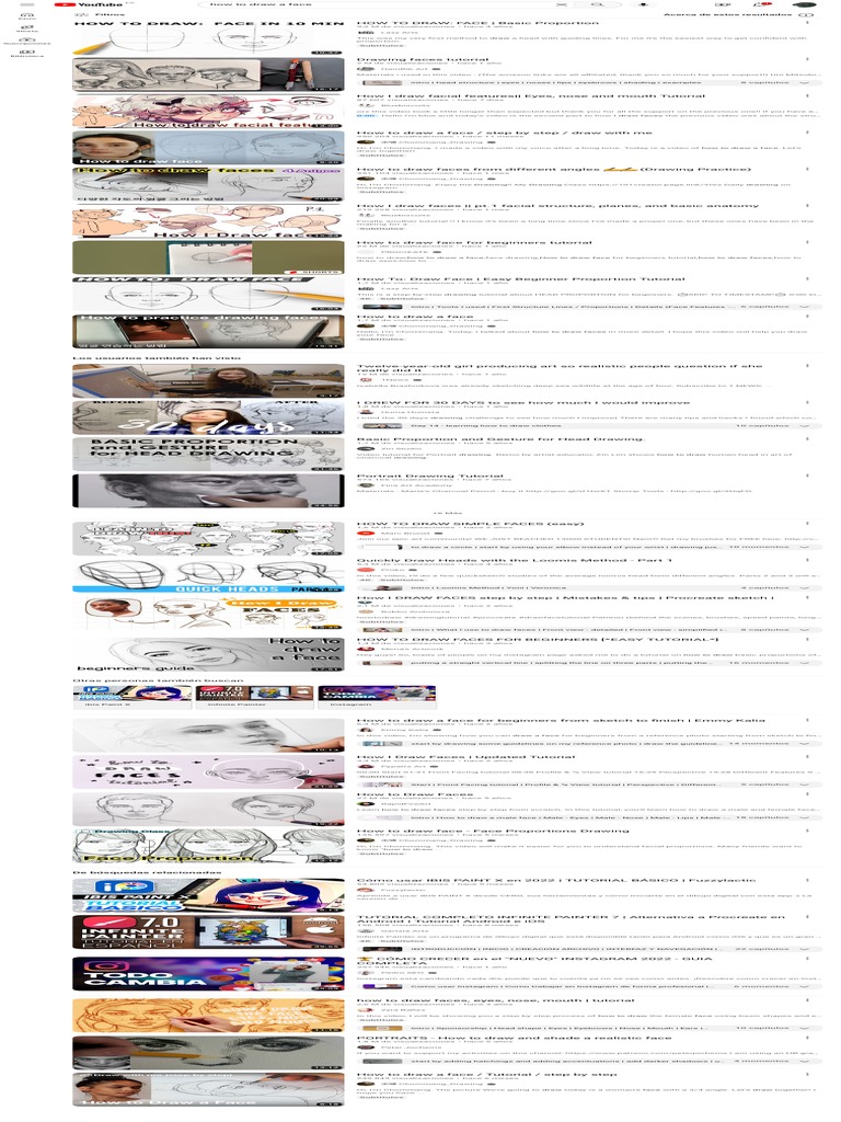 How To Draw A Face - YouTube | PDF | Pencil | Face