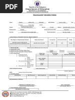 Updated Equivalent Record Form (Erf) Template and Checklist For ...