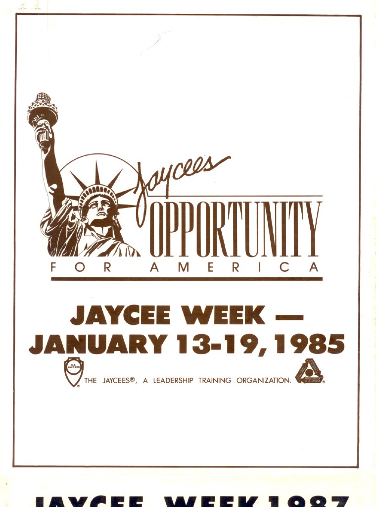 Jaycee Week January 13-19, 1985: AM E R I C A | PDF | Billboard | Advertising