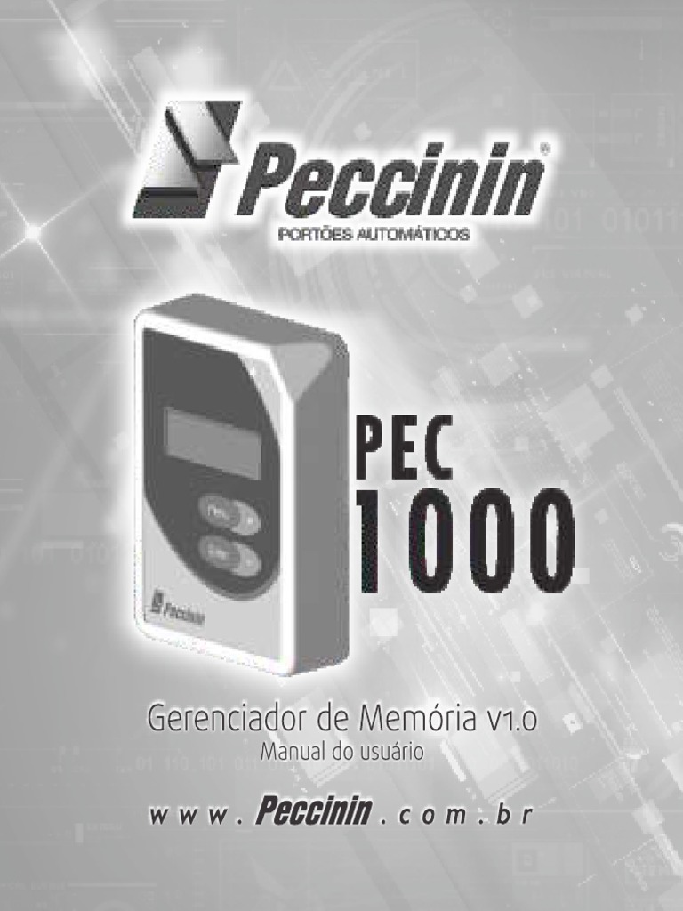 Manual do Gerenciador PEC 1000 | PDF