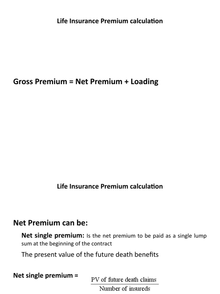 Life Insurance Premium Guide | PDF | Life Insurance | Insurance
