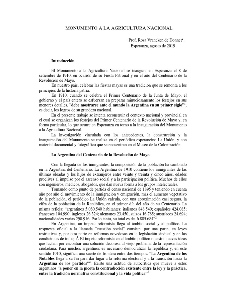 Prof. Rosa Vrancken - Monumento A La Agricultura Nacional-Comprimido ...