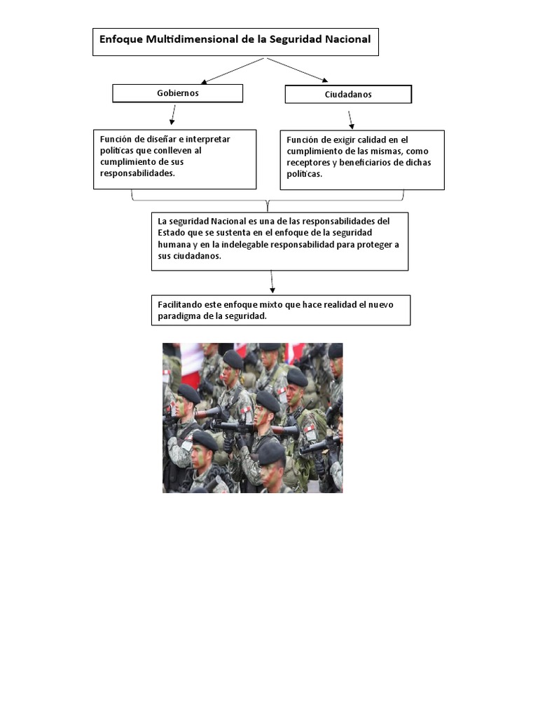 Seguridad Nacional (Enfoque Multidimensional) | PDF