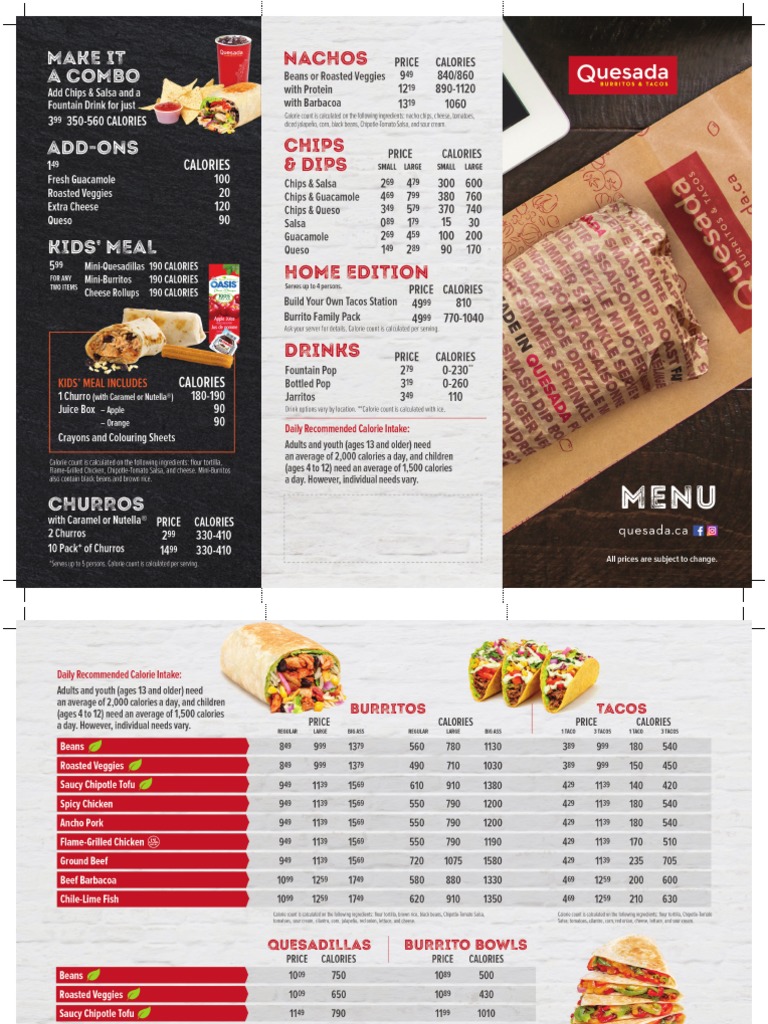Quesada Takeout en | PDF