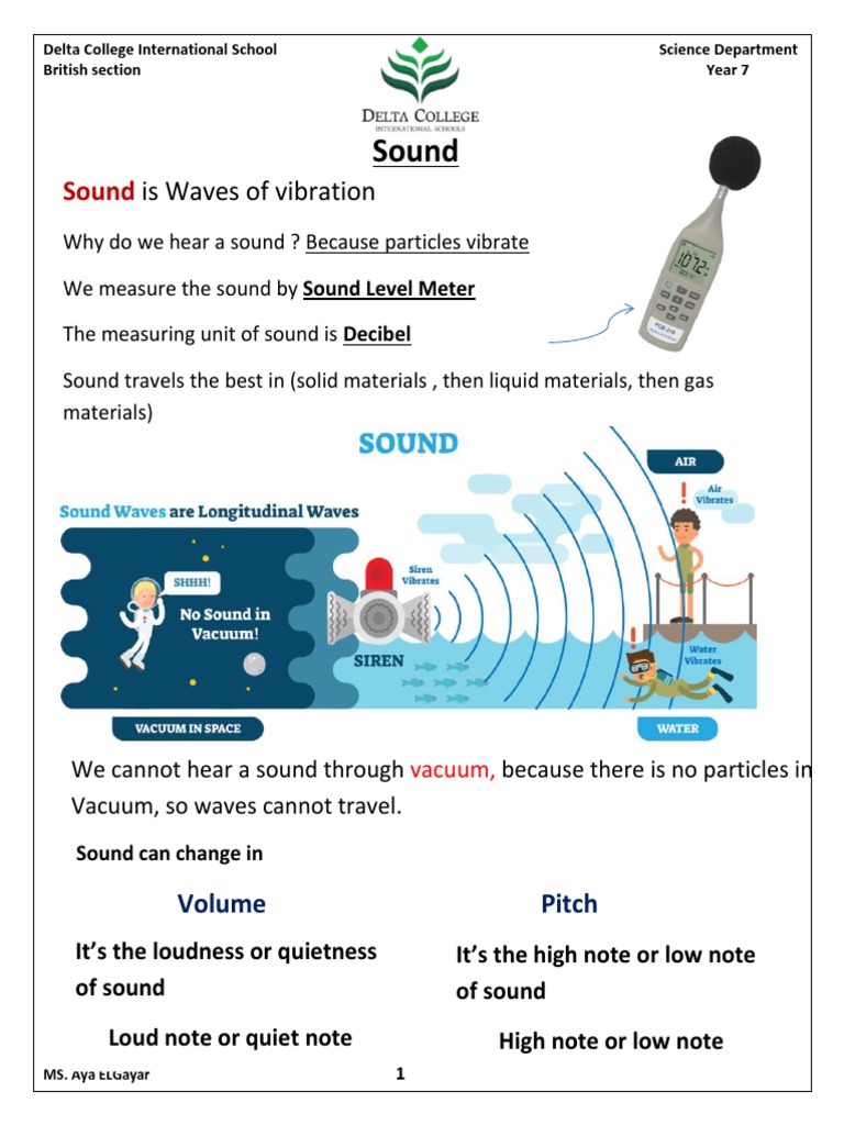 Sound Y7 | PDF | Sound | String Instruments