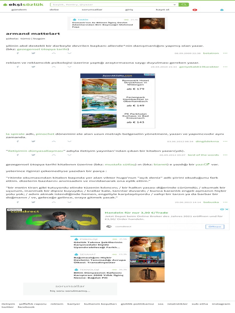 Armand Mattelart - Ekşi Sözlük | PDF