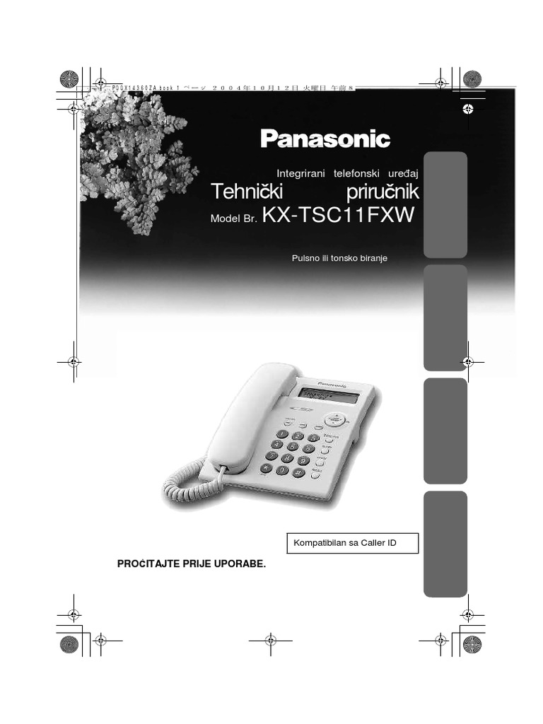 Panasonic kxtsc11fxw Operating Guide | PDF