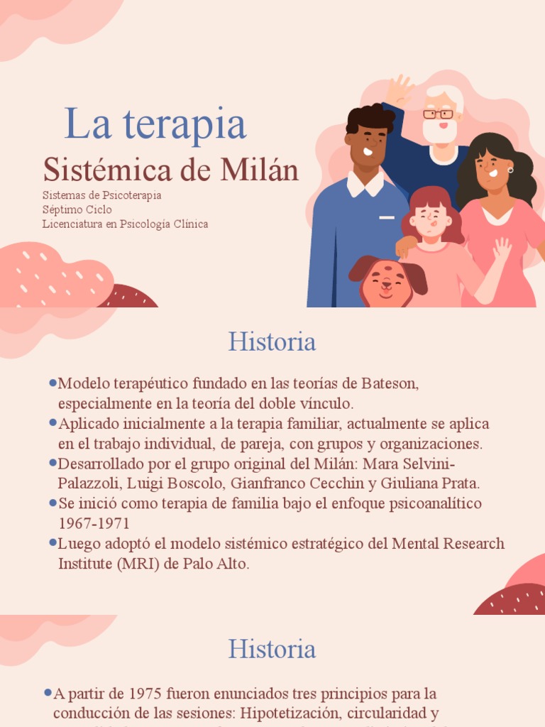 Terapia Sistémica de Milán | PDF | Psicoterapia | Sicología